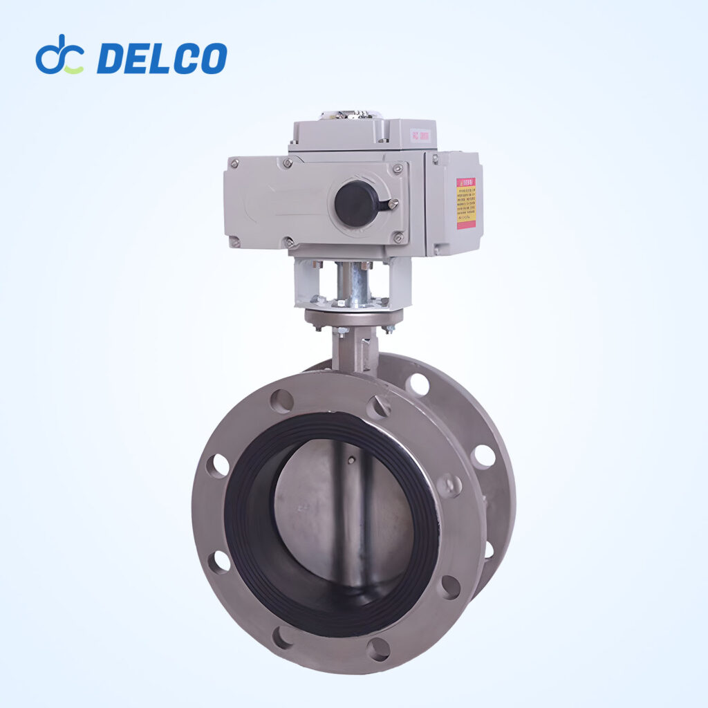 Electric Stainless Steel Flanged Butterfly Valves-DK56-FB-S