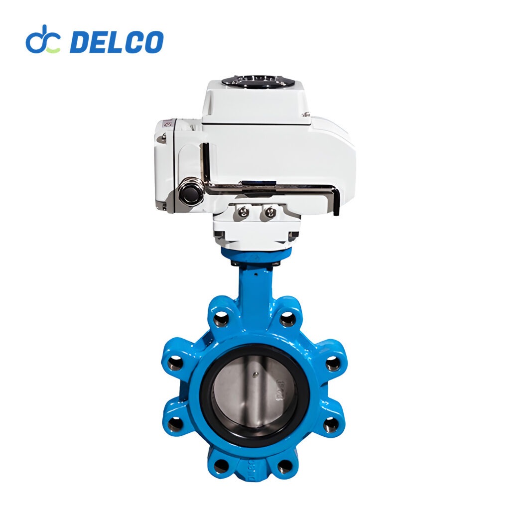 Electric Cast iron lug type butterfly valve-DK56-LB