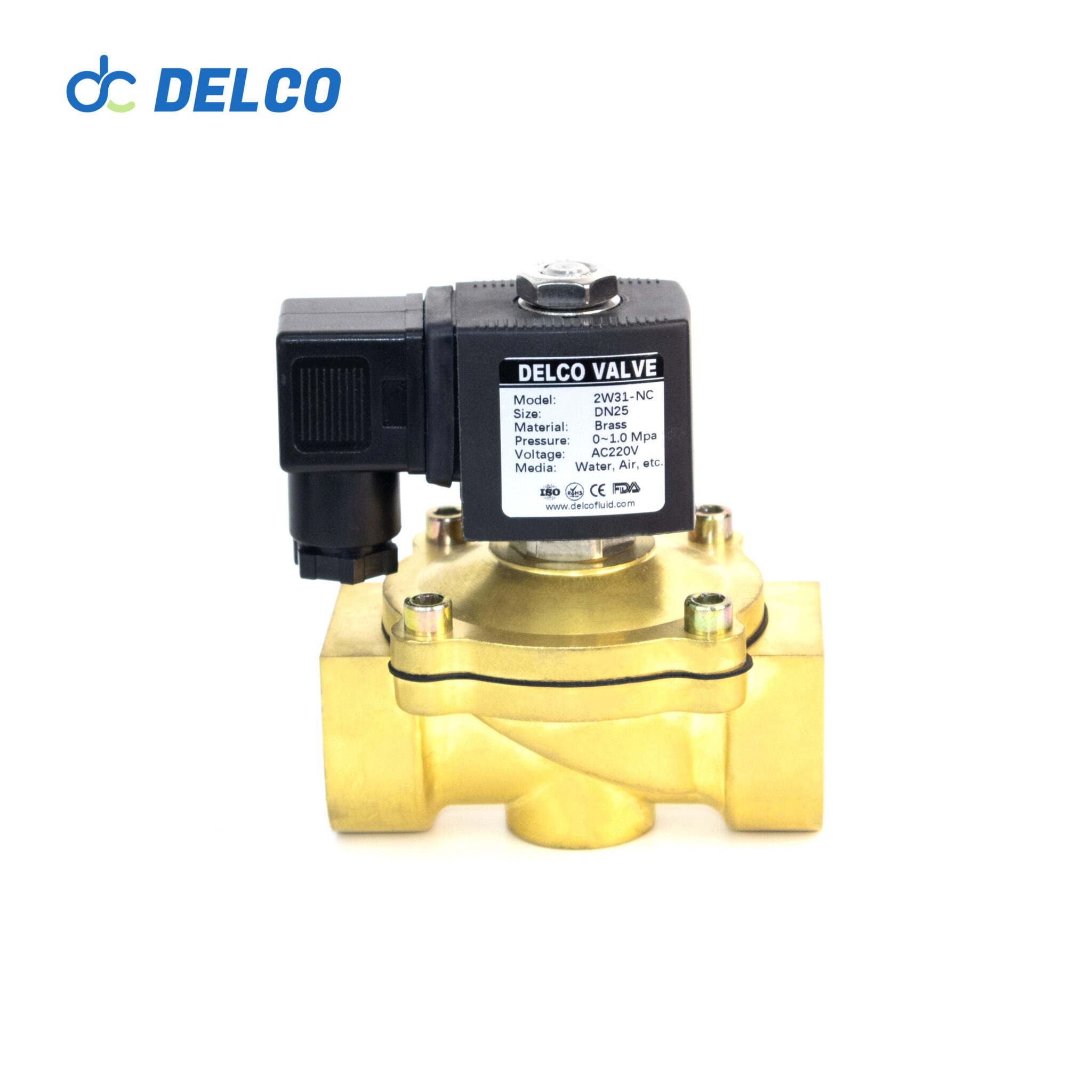 2Position 2-Way Straight Pull Diaphragm Type Solenoid Valves