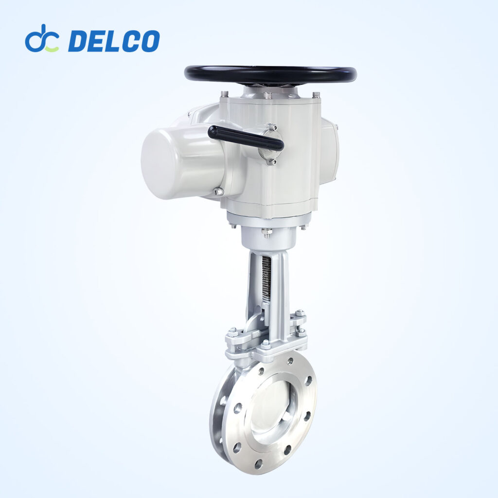 Motorized valves Electric knife gate valves-DELCO / DELCO