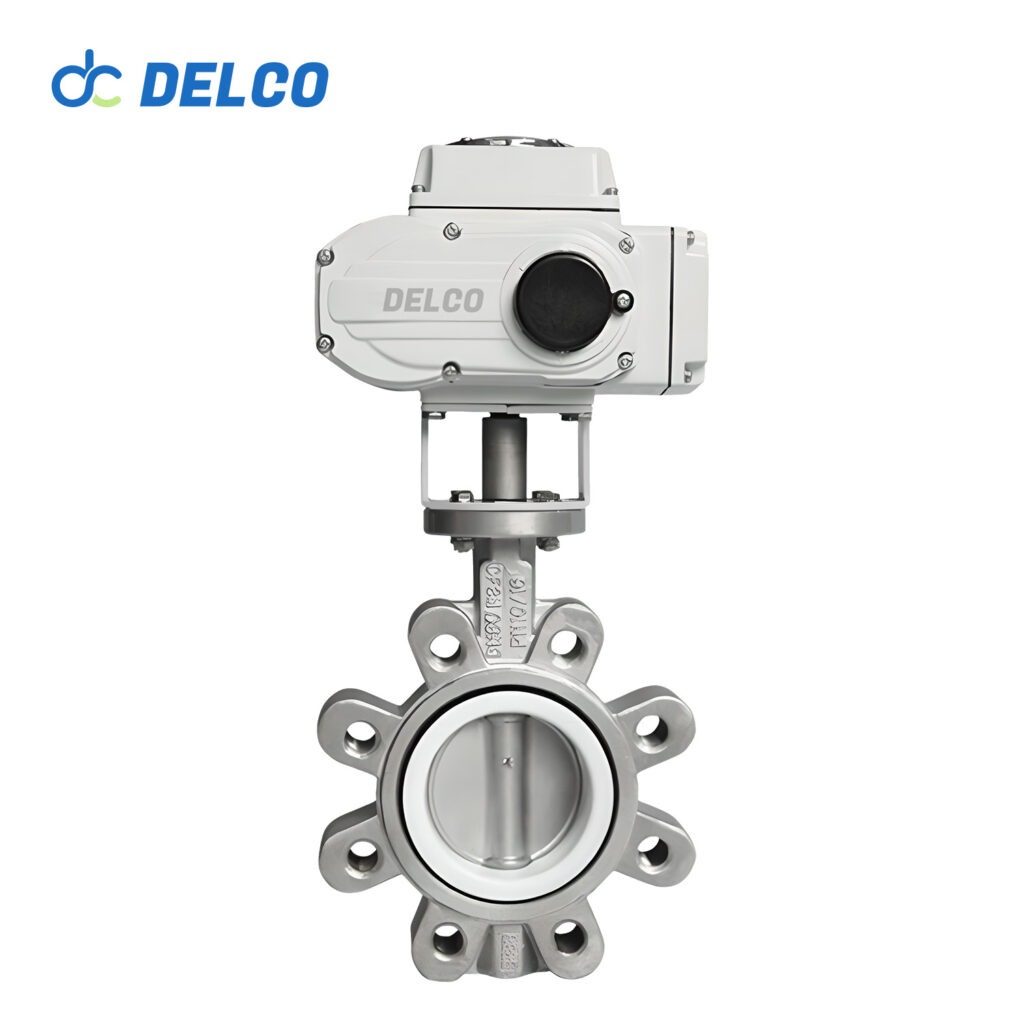 DELCO Electric Stainless Steel Lug Type Butterfly Valve-DK56-LB-S ...