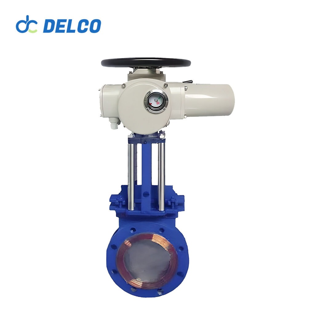 DELCO Motorized valves Electric flange knife gate valves - Control ...