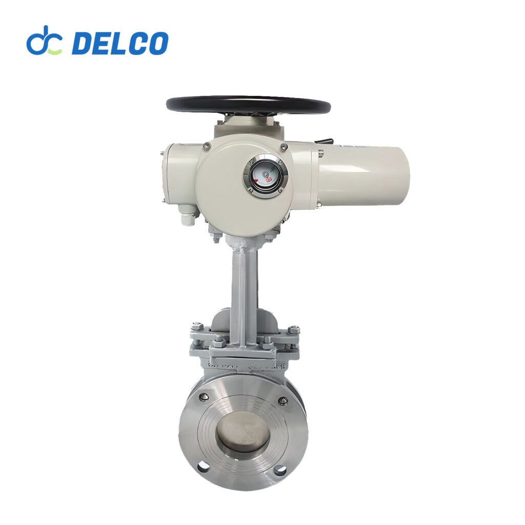 Motorized valves Electric knife gate valves-DELCO