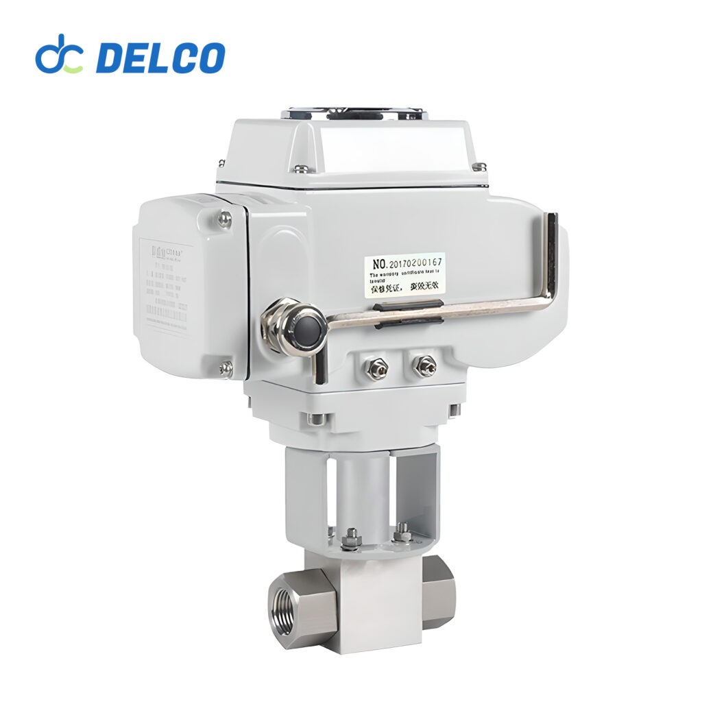 DELCO 3 Way High Pressure Motorized Ball Valves-DK55-HG-T - Control ...