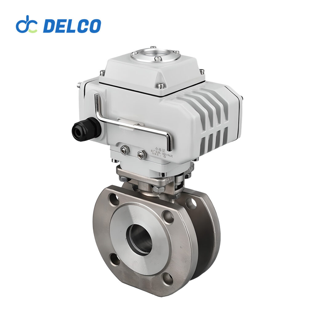 DELCO Flange Wafer Type Electric Actuated Ball Valves