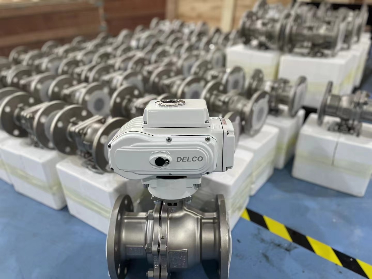 DELCO Electric Valves Shipped to Indonesian Client
