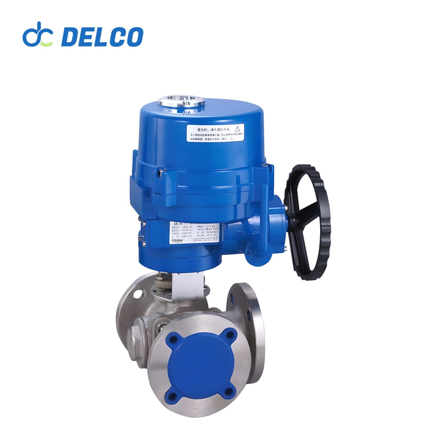DELCO Explosion Proof Electric Actuator Ball Valves with Hand Wheel ...