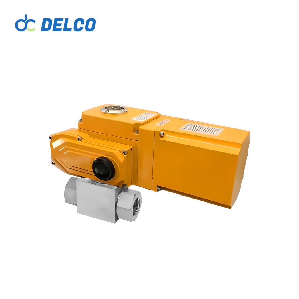 DELCO High Pressure Stainless Steel Electric Actuated Ball Valves ...