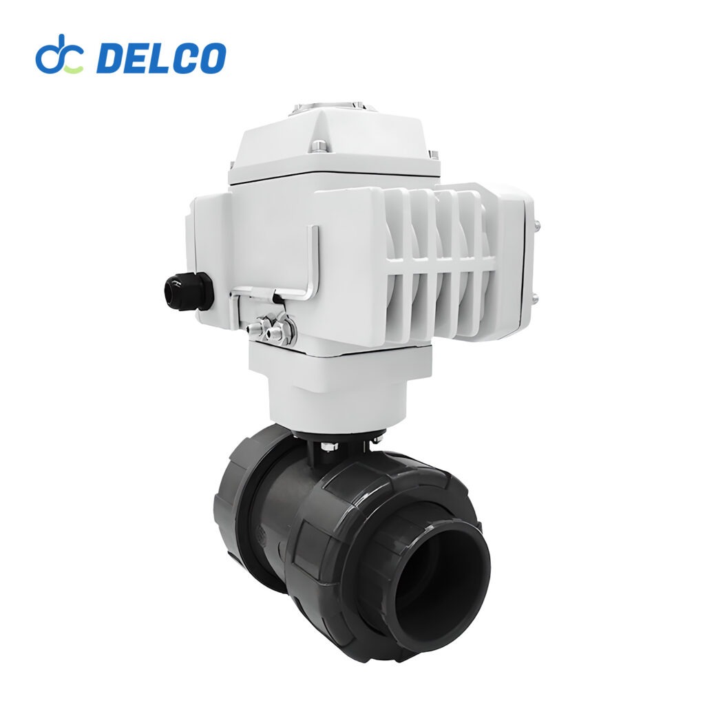 2 Way Intelligence Type True Union PVC Electric Ball Valves