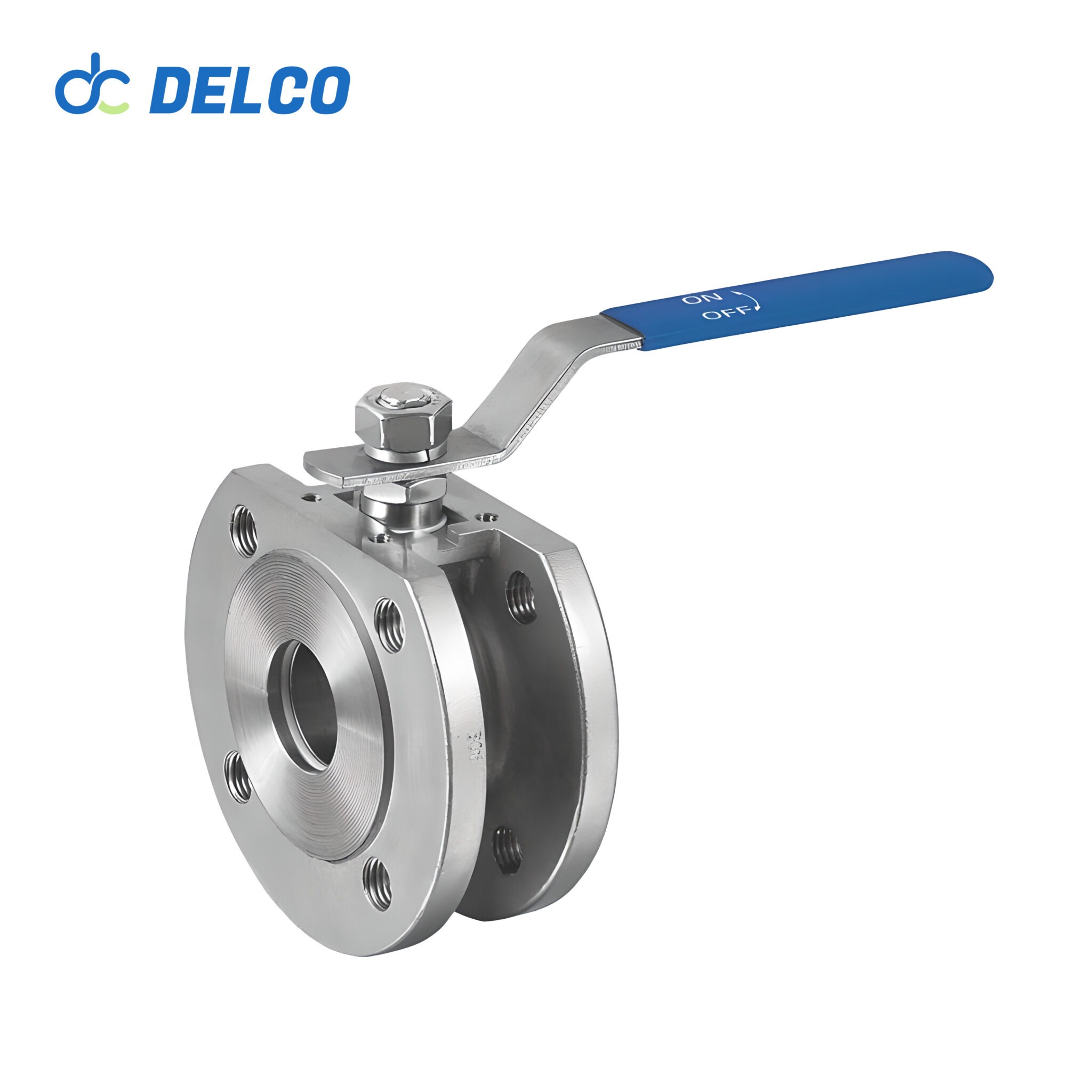 Manual Flange Wafer Type Thin Ball Valve With Handle