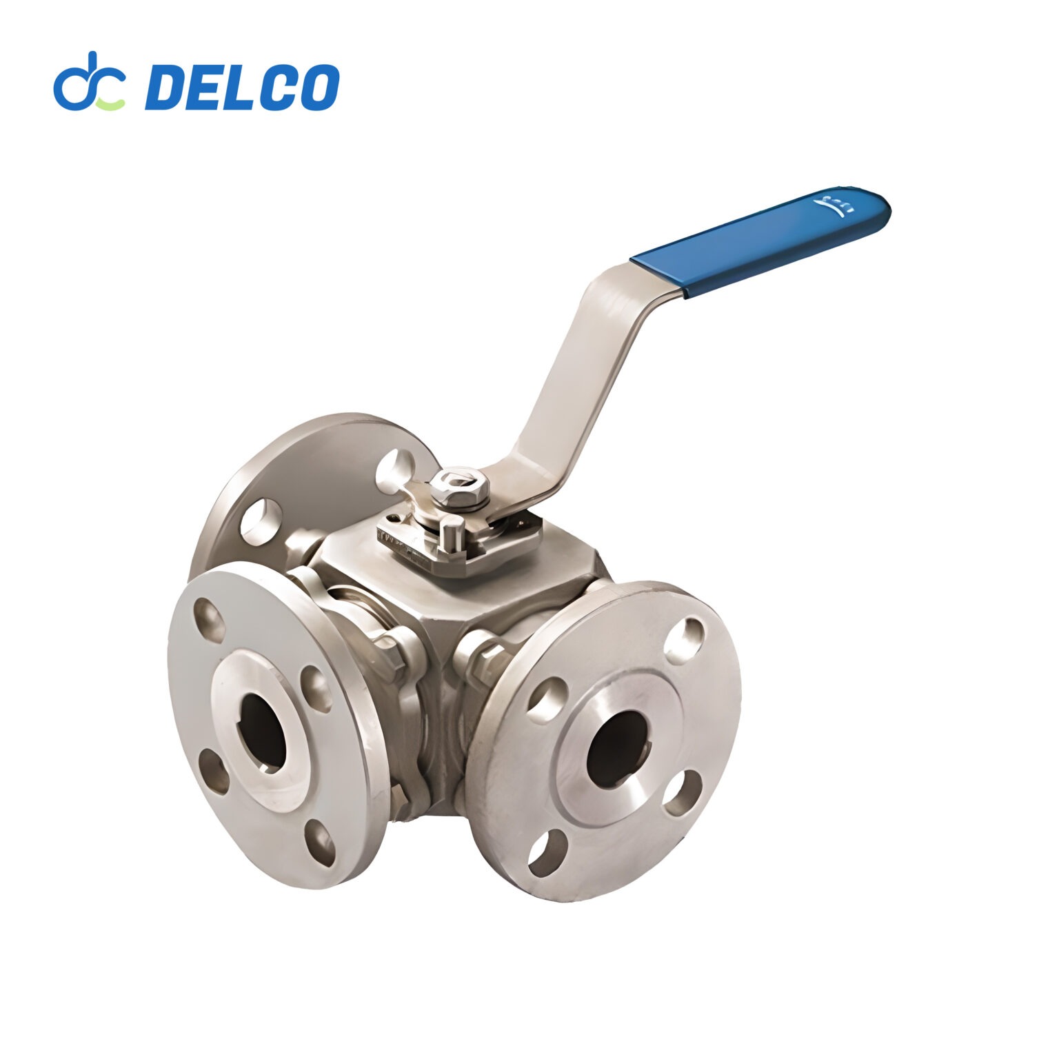 Manual Stainless Steel 3-Way Full Bore Flange Ball Valve - Control ...